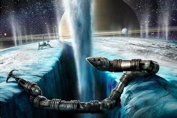 La NASA creó un robot serpiente para ver que se esconde en la luna de Saturno