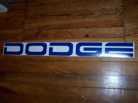 Dodge Windshield Vinyl Decal Choose Size And Color Vellosvinyl
