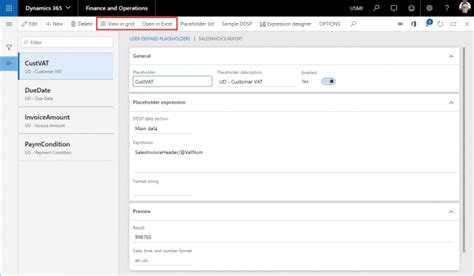 How To Use User Defined Placeholders Docentric Ax