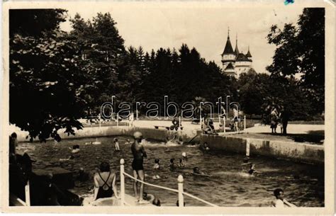 1950 Bajmócfürdő Bojnické Kúpele Bajmóc Bojnice Strand