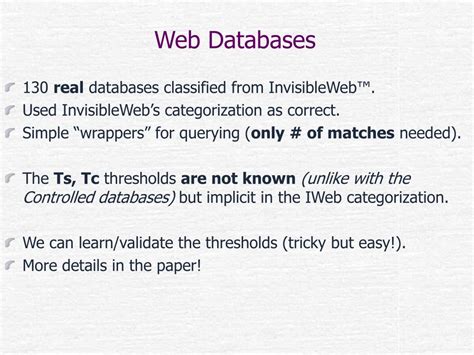ppt probe count and classify categorizing hidden web databases