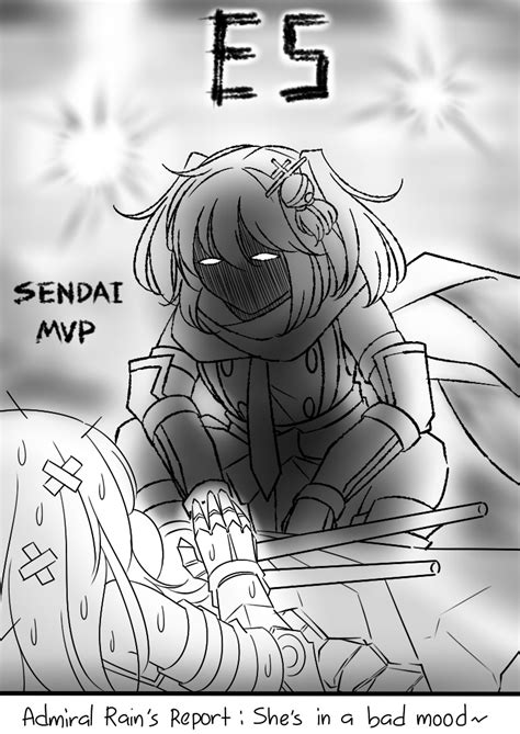 Sendai And European Water Princess Kantai Collection Drawn By Guin