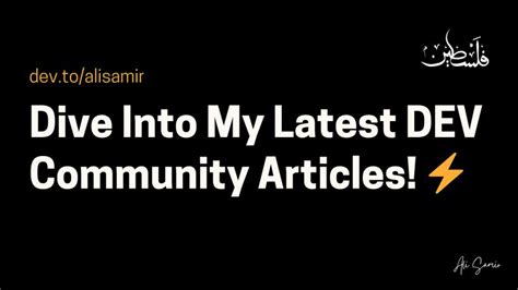 Ali Samir On Linkedin Devcommunity Programming Coding Articles Softwaredeveloper