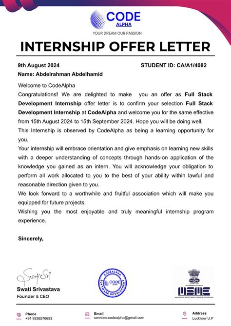 abdelrahman abdelhamid on linkedin fullstackdevelopment internship