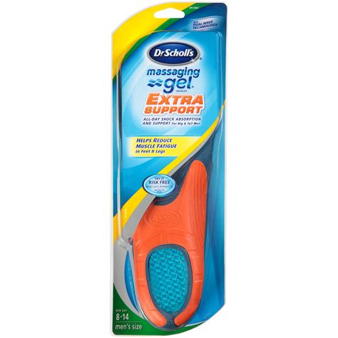 Dr Scholls Massaging Gel Extra Support Insoles Mens Size 8 To 14 1
