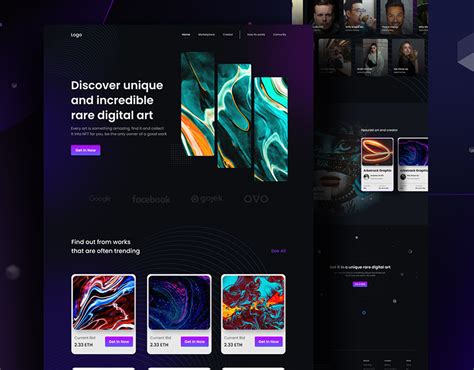 NFT Ui Design Template On Behance NFT Ui Design Template On Behance