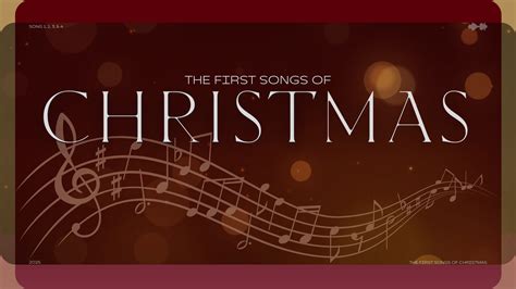 First Songs Of Christmas Crossroads Christian Church