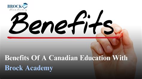 Benefits Of A Canadian Education With Brock Academy Brock Academy