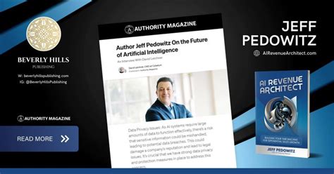 Author Jeff Pedowitz On The Future Of Artificial Intelligence Beverly