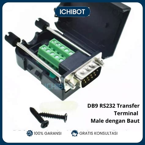 Db9 Rs232 Transfer Terminal Male Dengan Baut Ichibot Store