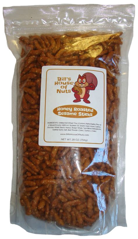 Honey Roasted Sesame Sticks Bills House Of Nuts