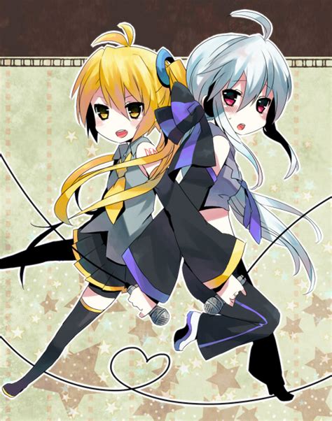 Yowane Haku And Akita Neru Vocaloid Drawn By Mizukikokolost