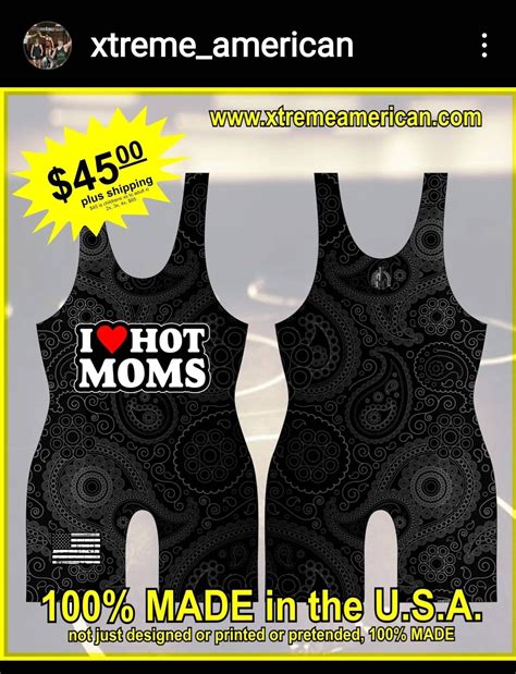 Hot Moms Wrestling Singlet Etsy