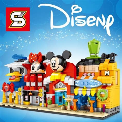 Jual Disney Small Town Block Disney Block Mickey Mouse Block