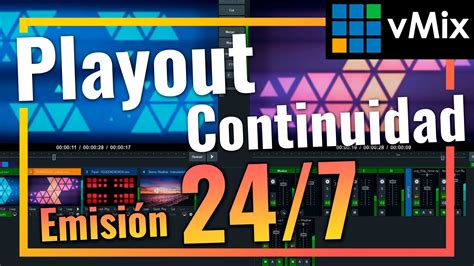 Playout Vmix 24 7 Emisión 24h Con Vmix Ginés Romero 2025
