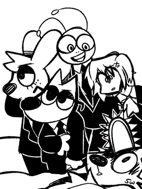 Not Super Quite Analog Horror But I Drew A Couple Characters From