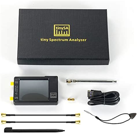 Portable Tinysa Spectrum Analyzer Aursinc V0 3 1 Hand Held Frequency Analyzer 100khz To