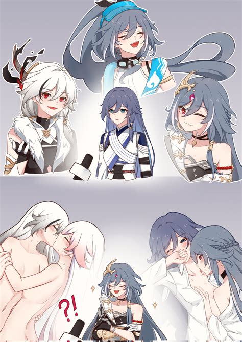 Rule 34 Fantasizing Female Female Only Fu Hua Fu Hua Azure Empyrea