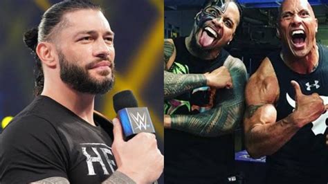 Roman Reigns And The Usos Football