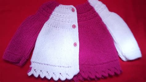 Tuto Tricot Brassière De Bébé Aux Rangs Raccourcis Au Tricot Taille Naissance Youtube