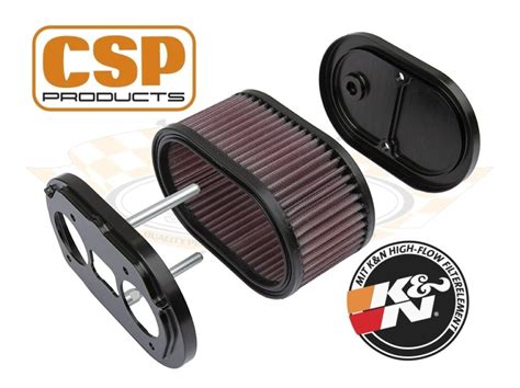 Csp Weber 44 48 Idf Air Filter With Crest 100mm With M22x1 5 Breather Fitting Cool Air Vw