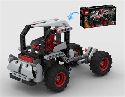 Lego Moc Truck 42200 Alternative By Erikgs Rebrickable Build With Lego