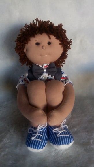 Boneco De Pano Pernudo Com Cabelo Black Elo7 Produtos Especiais