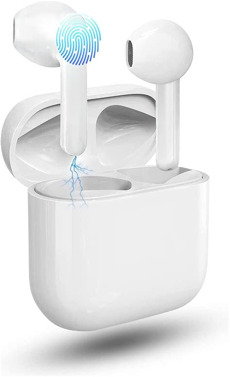 Amazon Com Wireless Earbuds Bluetooth Earbuds Touch Control Stereo Sound Bluetooth Headphones