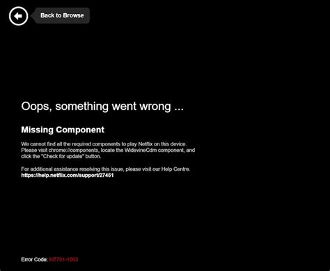 Fix Netflix Google Chrome Error M7121 4027 Or M7701 1003