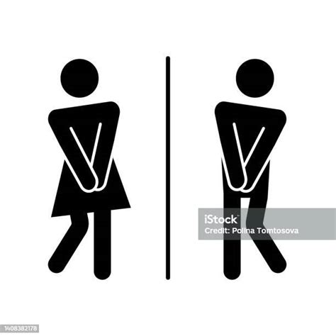 Wc 화장실 재미있는 픽토그램 표지판 여자 남자 픽토그램 그림 화장실 화장실 화장실 화장실 Wc 기호 유머 재미있는 화장실 문