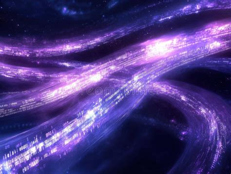 Exploring Digital Streams A Journey Through Vibrant Data Flows Stock