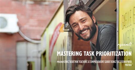 Eisenhower Matrix Importance And Need For Prioritizing Tasks For Teachers School Education