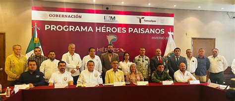 Reunión de trabajo en Tamaulipas sobre el Operativo Héroes Paisanos de Invierno con