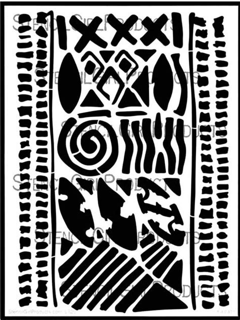 Batik Stencil Nathalie Kalbach Stencilgirl Products