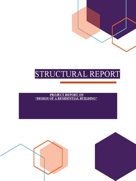 Structural Report Project Report On Design Of A Residential Building Pdf Ventilation