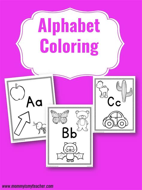 Alphabet Worksheets — Mommy Is My Teacher