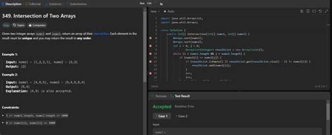 Day 18 Leetcode Problem Solving Question Intersection Of Two Arrays Today I Solved The