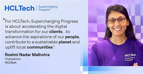 Hcltechs Roshni Nadar Malhotra Speaks To The Economic Times