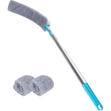 Plumeau Télescopique Brosse à poussière de Chevet Plumeau Microfibre pour Nettoyer Le Plafond