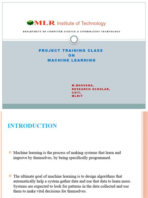Ml Project Based Pdf Machine Learning Statistical Classification