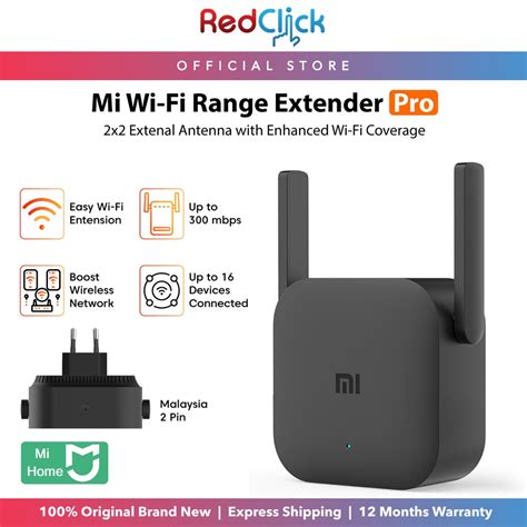 Xiaomi WiFi Repeater Pro WiFi Range Extender Mbps X External Antenna Pin Global Version