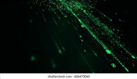 Technology Background Binary Code Flying Through Stock Illustration Shutterstock