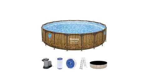 Bestway Power Steel Swim Vista Frame Pool Set Kör medence 549 x 122 cm