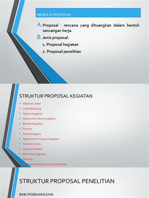 Menulis Proposal Pdf