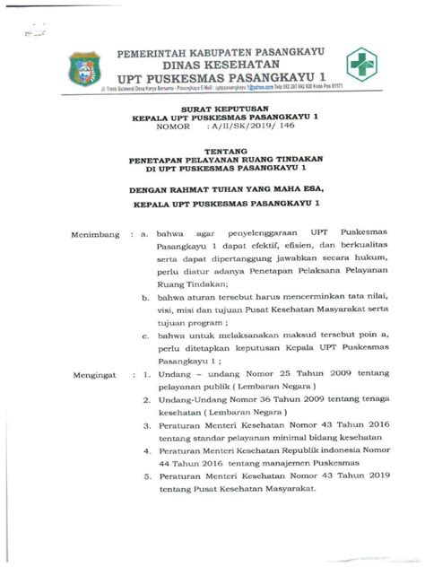 Sk Pely Ruang Tindakan Marhayani Th 2019 Dikompresi Compressed Compressed Pdf