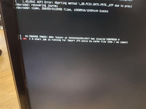 Help Panic Blkptr Has Invalid Compress 0 Rzfs