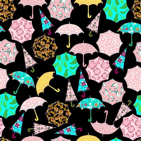 Premium Vector Umbrellas Vector Seamless Pattern Rain Protection