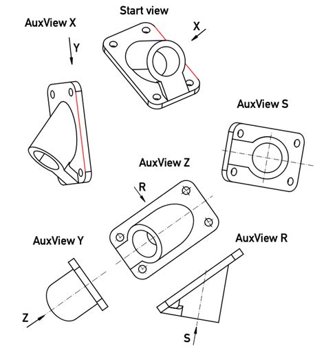 Filetechdraw Auxiliaryview Pre02png Freecad Documentation