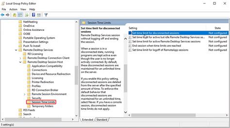 time limit for disconnected sessions oneclick™ knowledge base