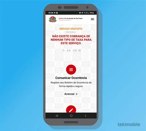 Como fazer um boletim de ocorrência no celular